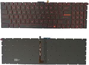 Amazon.com: Laptop Keyboard Compatible with MSI Alpha15 A3DD GP65 GE75 ...