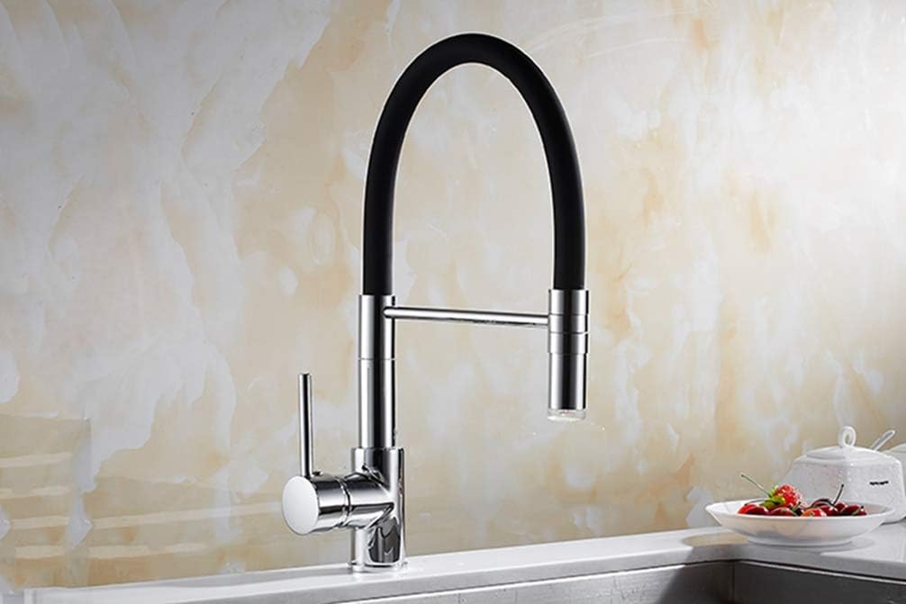 Led Kitchen Faucet With Rubber Design Chrome Mixer Philippines | Ubuy