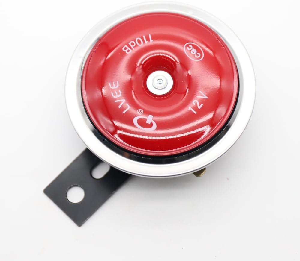 Amazon.com: Motorcycle Air Horn, 12V 1.5A Super Loud 105DB Round ...