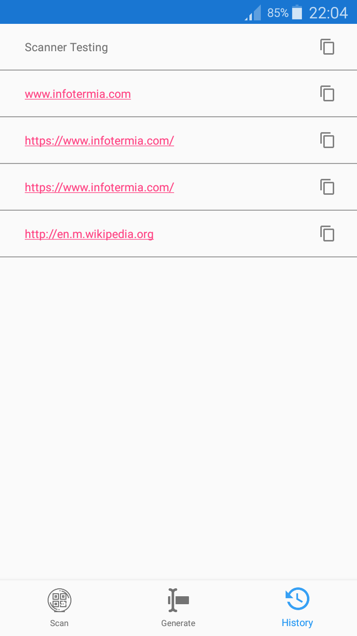 QR Barcode Scanner and Generator - Application sur Amazon Appstore