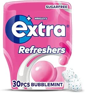 Wrigleys Extra Refreshers Bubblemint Chewing Gum 67G Pack of 6 : Amazon.co.uk: Grocery