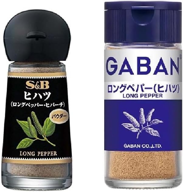 Amazon.co.jp: S&B ヒハツ(パウダー) 15g ハウス GABAN(ギャバン) ロングペパー (ヒハツ) 22g : 食品・飲料・お酒