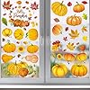 Amazon.com: Fall Window Clings for Glass Windows, Removable Autumn ...