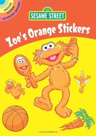 Sesame Street Zoe's Orange Stickers : Sesame Workshop: Amazon.sg: Books