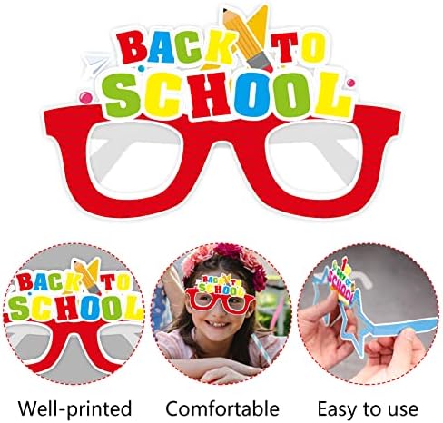 Amazon.com: 36 Pcs First Day Of School Glasses for Kids,Back to School ...
