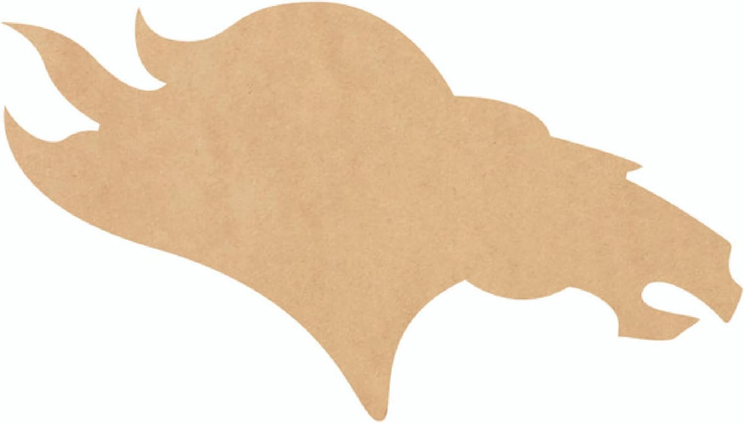 Amazon.com: Mustang Horse Mascot Wood Cutout MDF 8" Shape, Unfinished ...