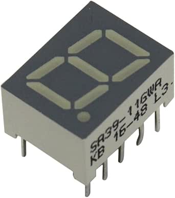 SA39-11EWA Display: LED 7-segmentig 9,9mm 0,39" Anz.Z: 1 rot 1,2-4,1mcd ...