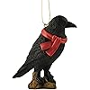 Amazon.com: Raven Perched on Branch Christmas Tree Ornament Figurine ...