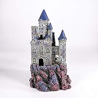 Penn Plax Wizard’s Castle Aquarium Decoration Hand Painted With ...