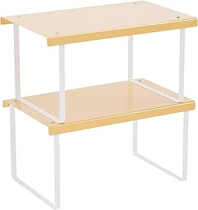 Amazon.com: STARLATTA Cabinet Organizer Shelf,2 Pcs Metal Shelves Spice ...