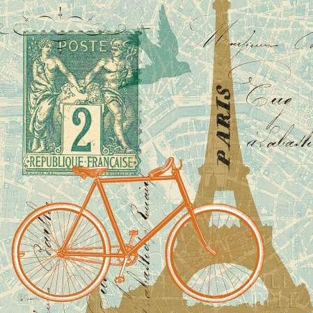 Cartolina da Parigi Collage by Schlabach, Sue – stampa fine art ...