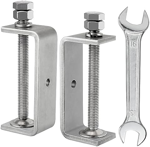 Amazon.com: Tighall 2PCS Adjustable C-Clamp Bracket Clamp Iron Heavy ...