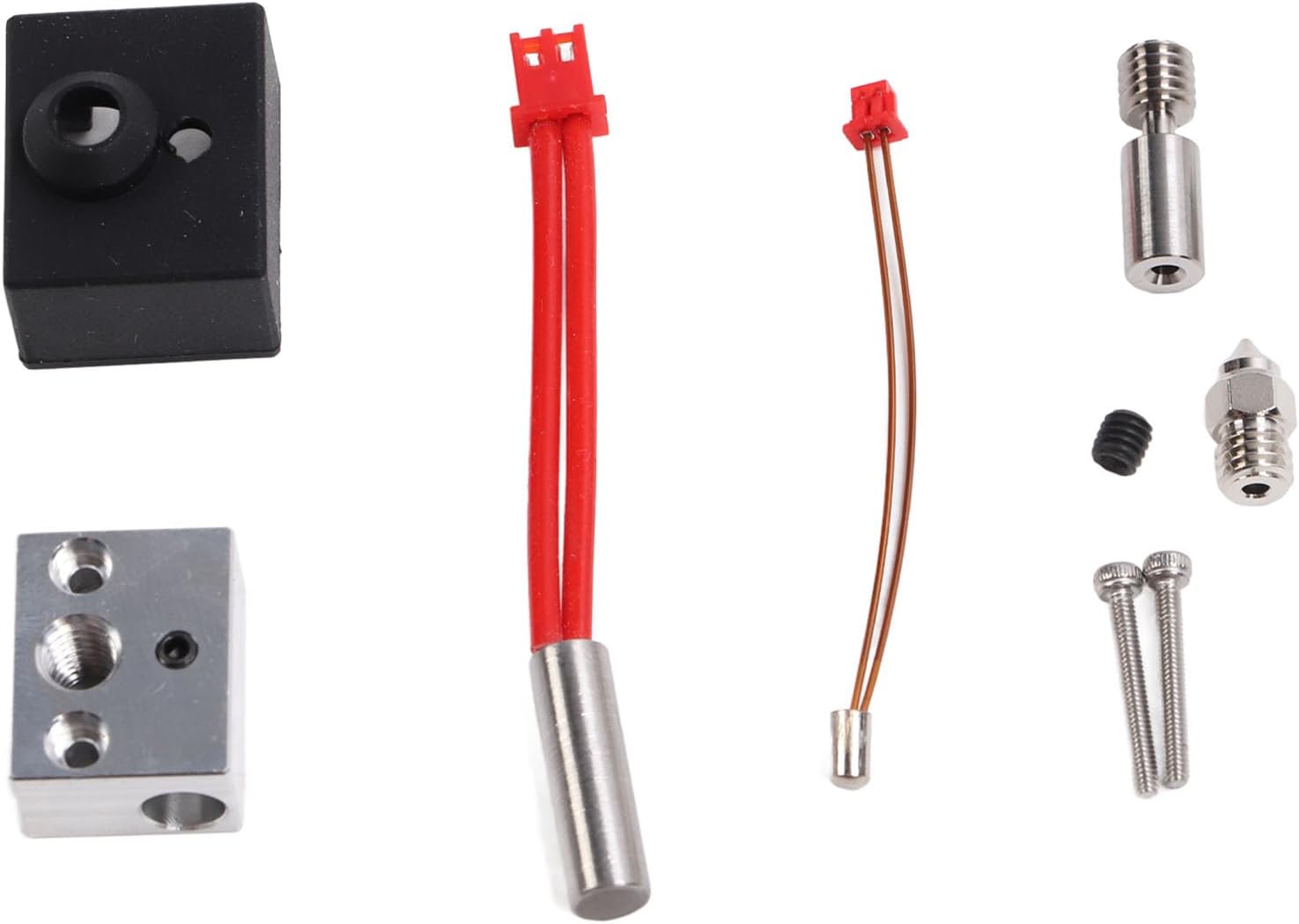 24V 40W Extruder Hotend Kit, Ti Alloy Heatbreak High Temperature 300 ...