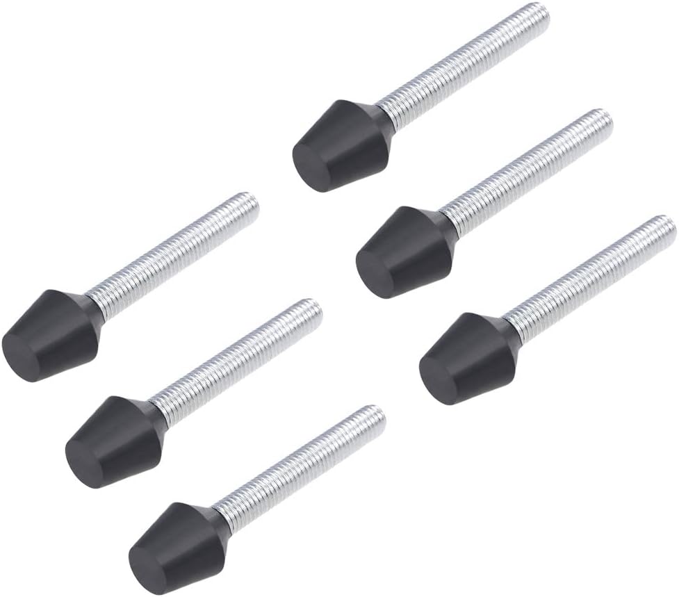 uxcell Toggle Clamp Foot Rubber Head Carbon Steel M10x87mm 6pcs, Toggle ...