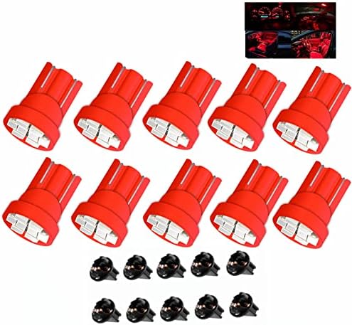 Amazon.com: CUSMME 10Pack T10 194 168 LED Light Bulb PC194 PC195 PC160 ...