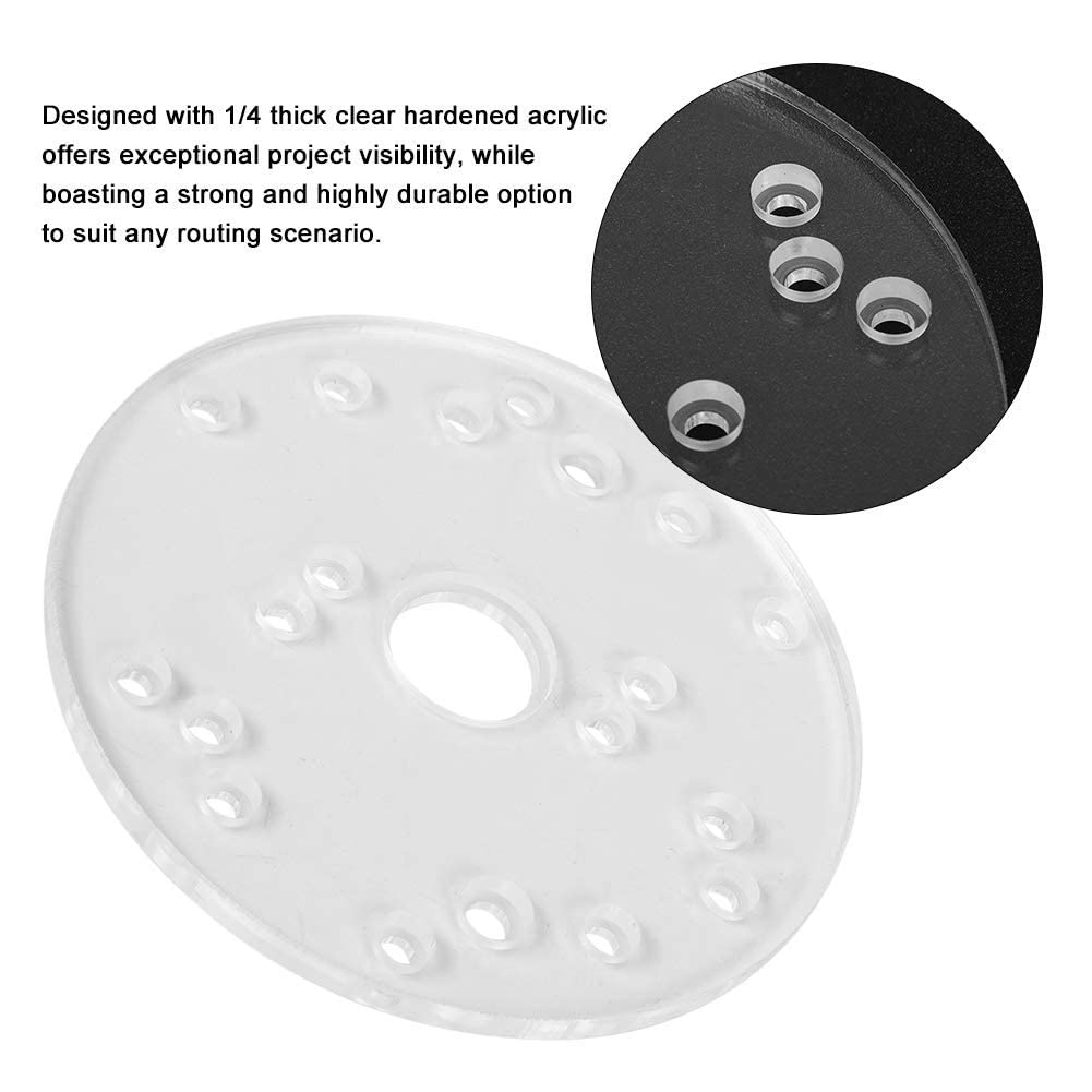 Universal Router Table Base Plate Router Acrylic Base Plate with ...
