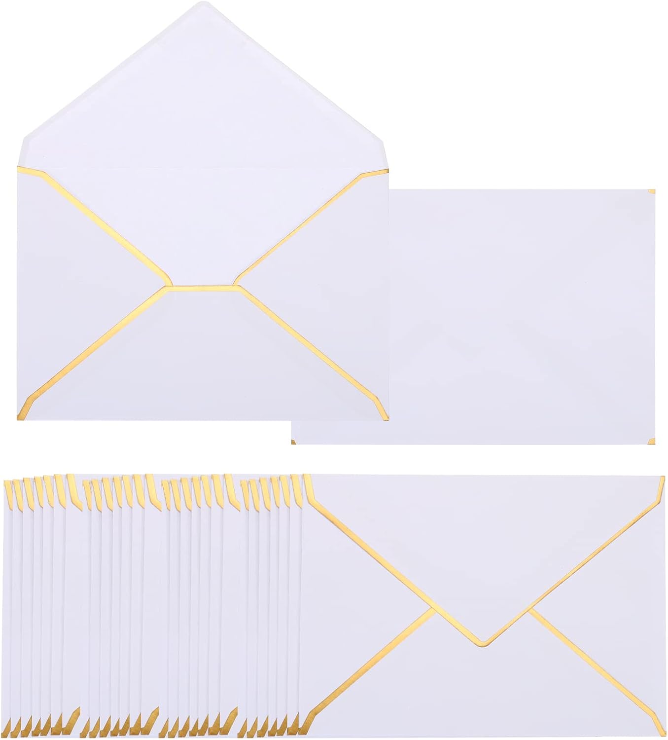 Amazon.com : PATIKIL 100 Pack 5 x 7 Envelopes A7 Card Christmas ...
