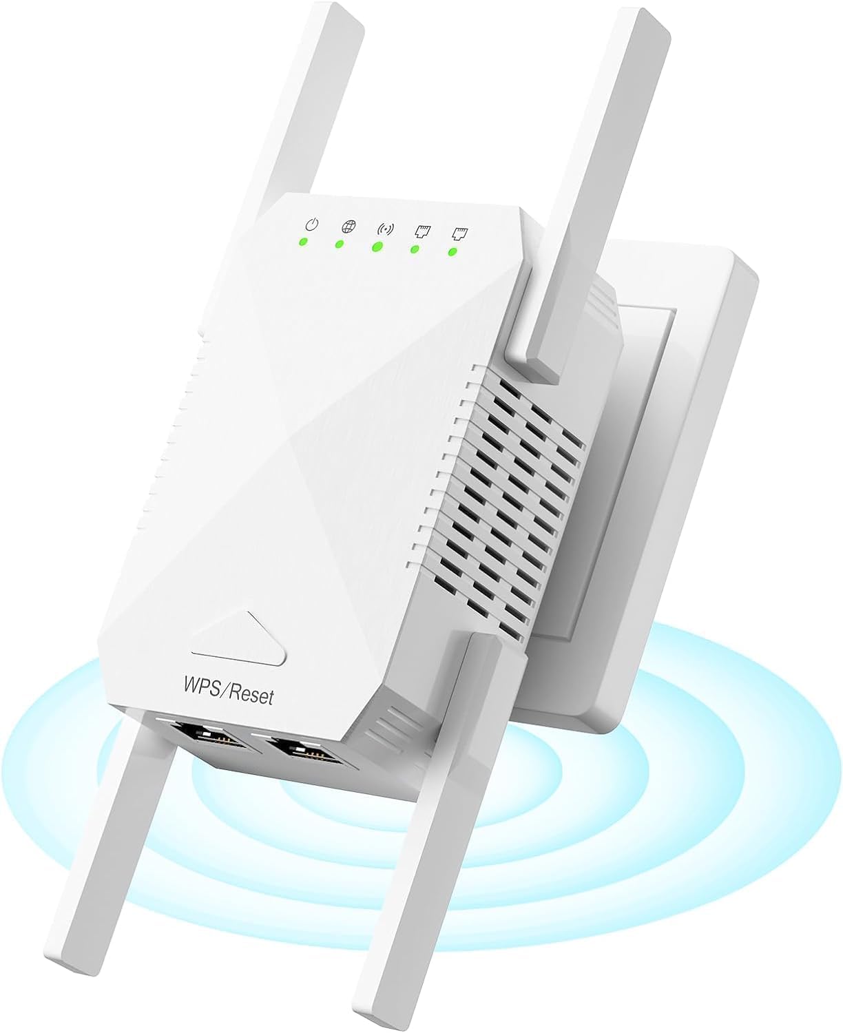Amazon.com: WiFi Extender, 300/1200Mbps Dual Band 2.4G/5G Wireless ...