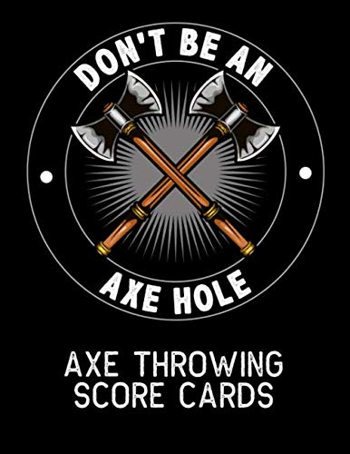 Amazon.com: Axe Throwing Score Cards: 200 Pages, Log Book, Gift ...