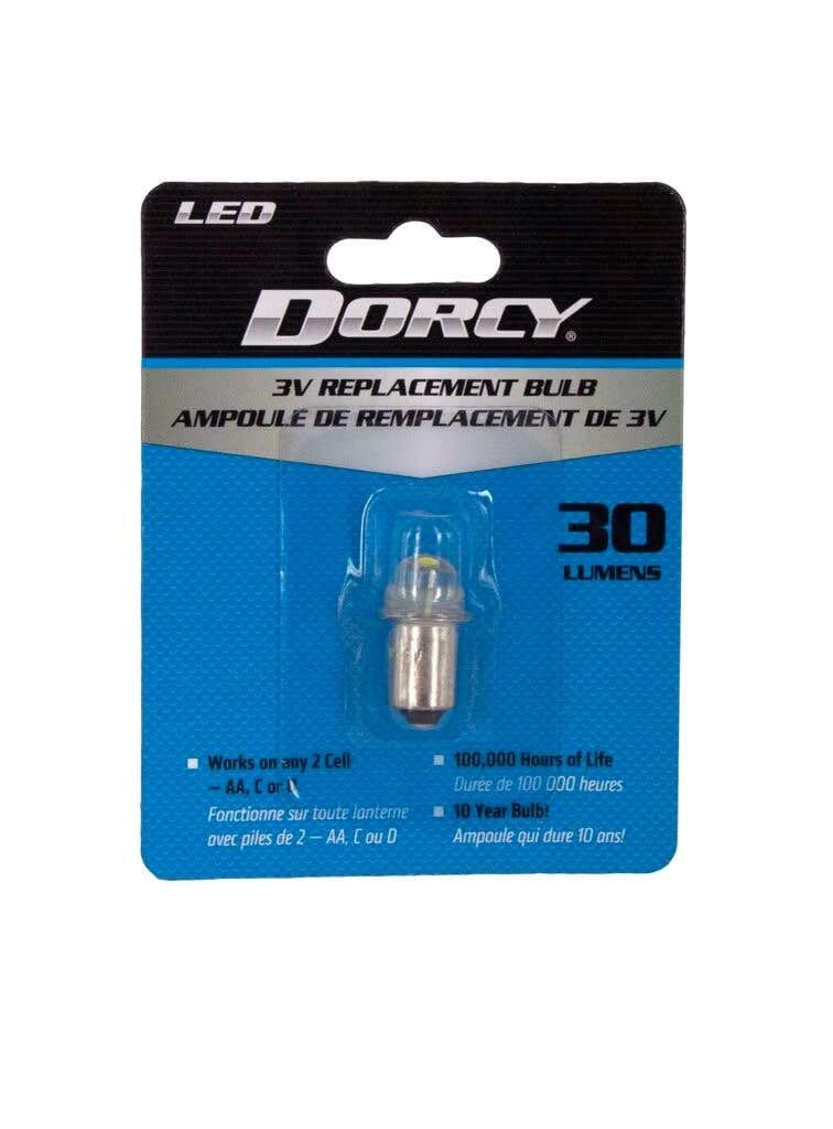 Amazon.com: Dorcy 30-Lumen 3-Volt LED Replacement Bulb with 10-year ...