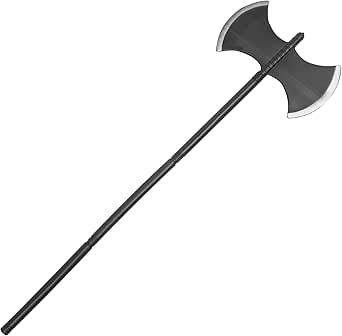 Amazon.com: LIOOBO Halloween Plastic Axe: Long Axe Halloween, Black ...