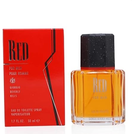 Amazon.com : Red By Giorgio Beverly Hills for Men - 3.4 Oz EDT Spray ...
