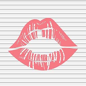 Amazon.com: Lips Vinyl Decals Stickers for Walls Car Window Laptop ...