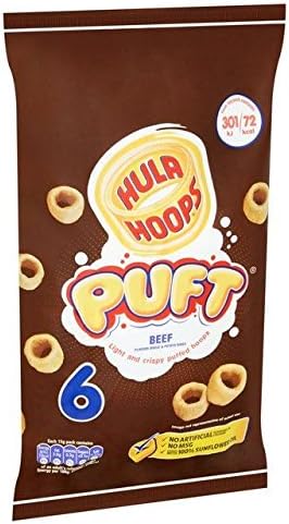 Hula Hoops Puft Beef 15g x - 6 per Pack (0.2lbs) : Amazon.ca: Grocery & Gourmet Food