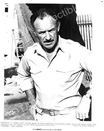 MOVIE PHOTO: UNDER FIRE-1983-GENE HACKMAN-B&W 8"x10" MOVIE STILL VG/FN ...