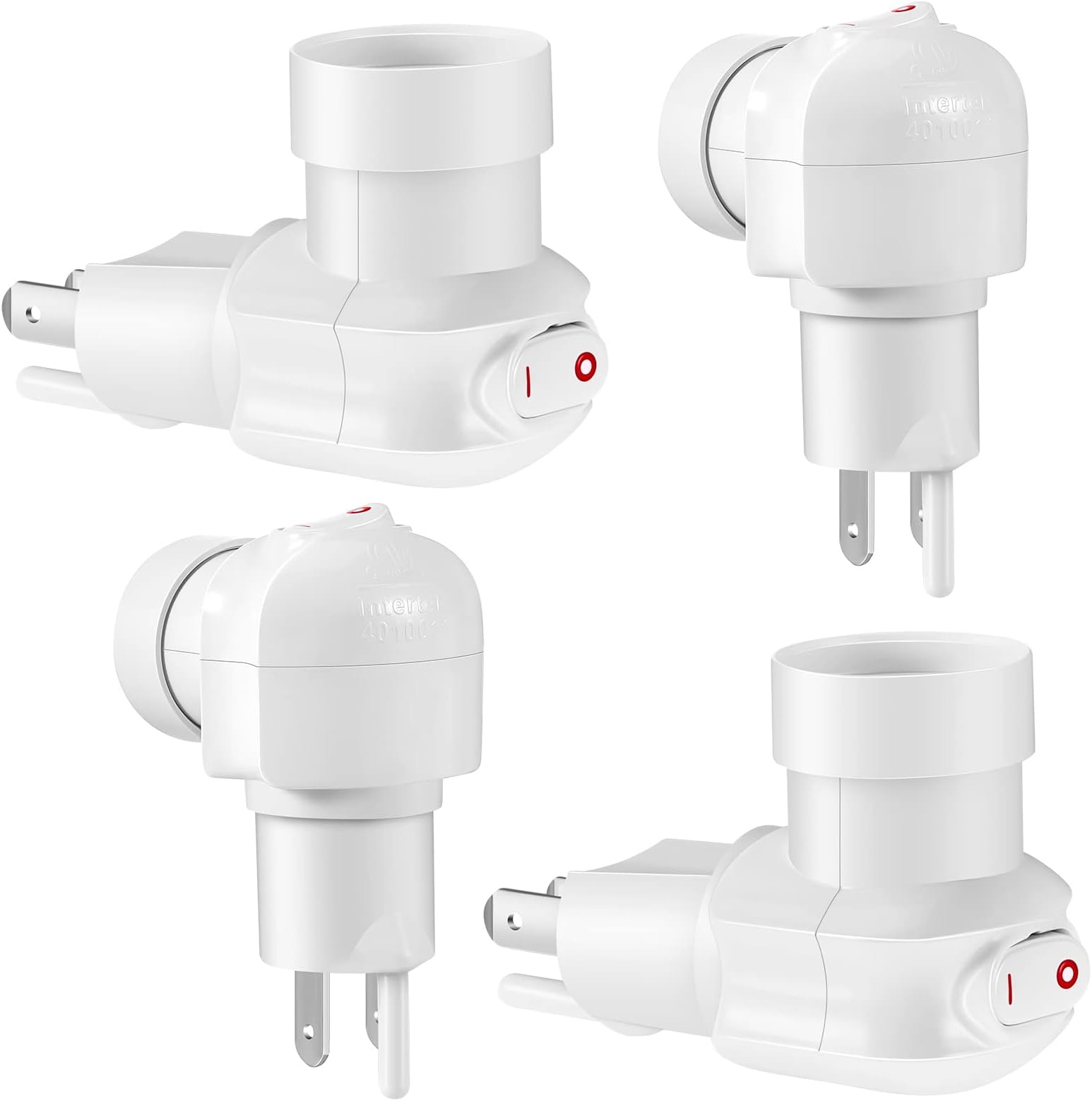 Power Gear Polarized Socket Adapter, 5 Pack, Convert Outlets to Lamp ...