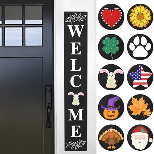 Amazon.com : 47.2 x 7.8 Inches Welcome Sign for Front Door Welcome Sign ...
