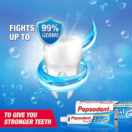 Pepsodent 2 in 1 Toothpaste Tooth Decay Prevention, Cavity Protection ...