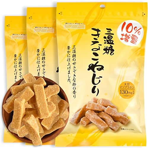 Amazon.com: Japanese Snacks Kinako Mochi (Set of 187g x 3 bags ...