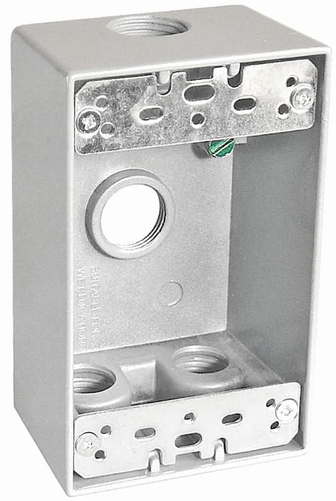 Snapklik.com : Sealproof 1-Gang 4 Hole 1/2-Inch Weatherproof ...