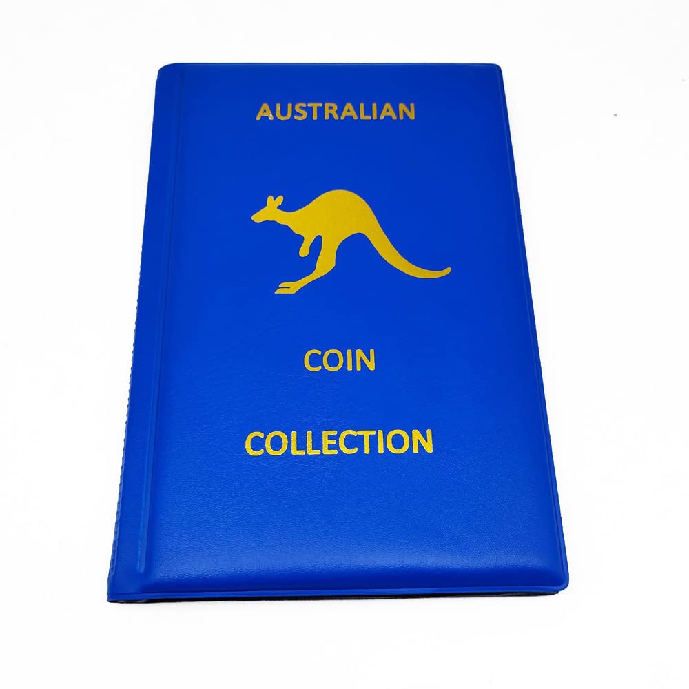 New 150 Coins Coin Album Australian Coin Collection Folder Book Holds ...