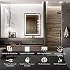 Amazon.com: 48"X 36" LED Bathroom Smart Light Mirror with ONE Dimmable ...