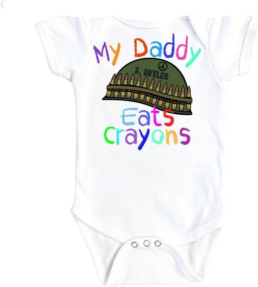 Amazon.com: NOFO VIBES Military Crayon - Baby Boy Girl Clothes Infant ...
