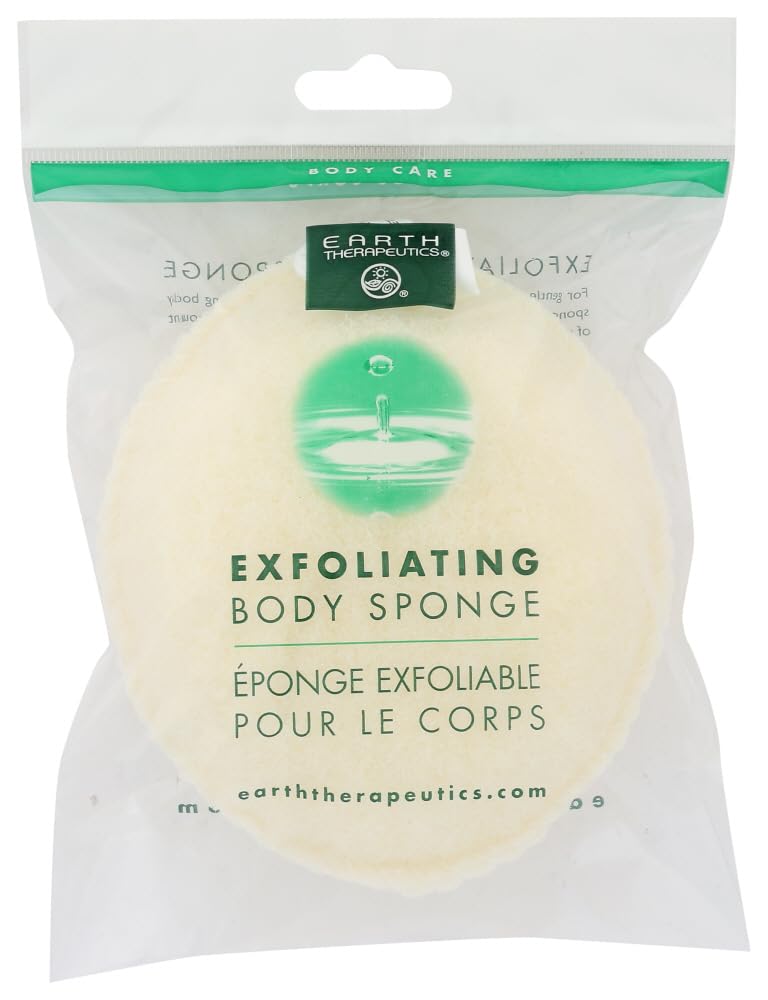 Amazon.com: Earth Therapeutics Body Sponge,Exfol,Oval 3Pk : Beauty ...