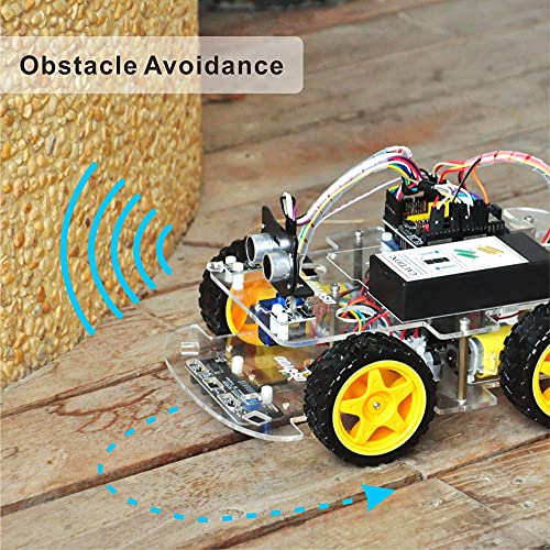 Snapklik.com : Robot Car Starter Kit For R3 STEM Remote Controlled ...