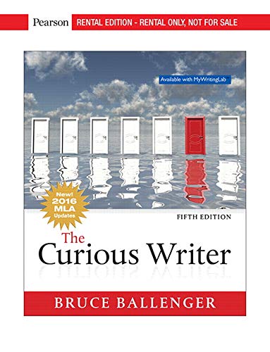 Amazon.com: The Curious Writer [RENTAL EDITION]: 9780135571156: unknown ...