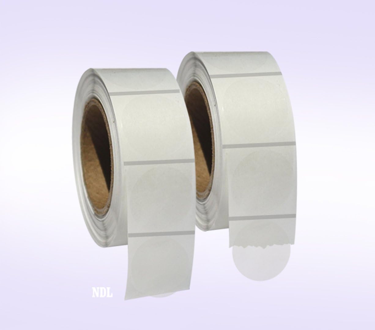 Amazon.com : 2,000 Clear Retail Package Seals 1" Inch Round Circle ...