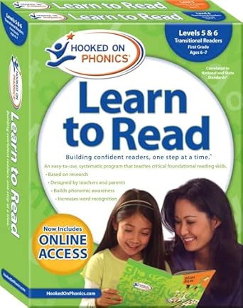 Hooked on Phonics Learn to Read - Levels 5&6 Complete: Transitional ...