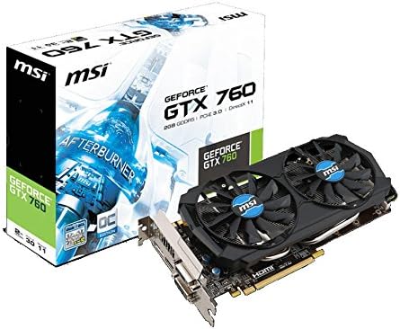 Amazon.com: MSI NVIDIA GeForce GTX 760/2GB GDDR5/PCI Express 3.0 ...