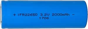 22650 3.2V LiFeP04 2000 mAh Batteries, 1 Count (Pack of 1) : Amazon.ca ...