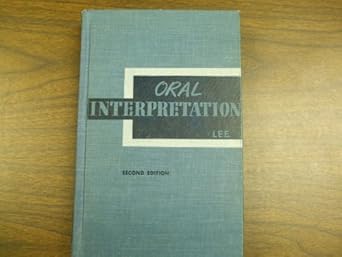 Oral Interpretation: Charlotte I. Lee: Amazon.com: Books