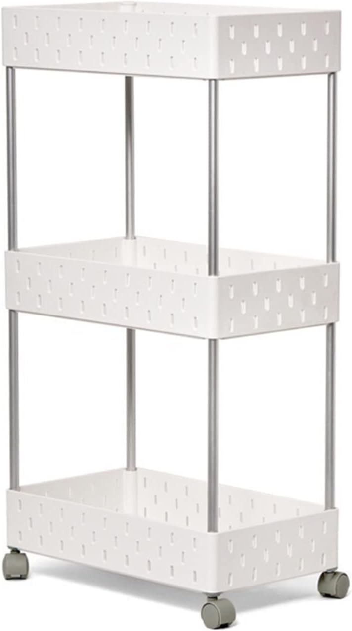 Amazon.com: Fruit Vegetable Storage Cart 2/3/4 Tier Rolling Cart ...
