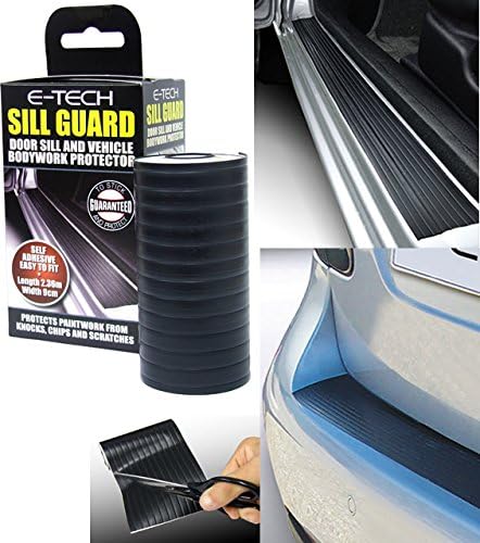 E-TECH Black Door Sill Guard And Lower Bodywork Protector 2.36M (96") : Amazon.co.uk: Automotive