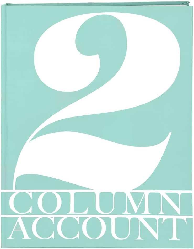 Amazon.com : BookFactory 2 Column Ledger Book/Account Book/Accounting ...