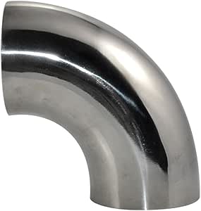 Amazon.com: Megairon 90 Degree Weld Short Elbow,Sanitary Pipe Fitting ...