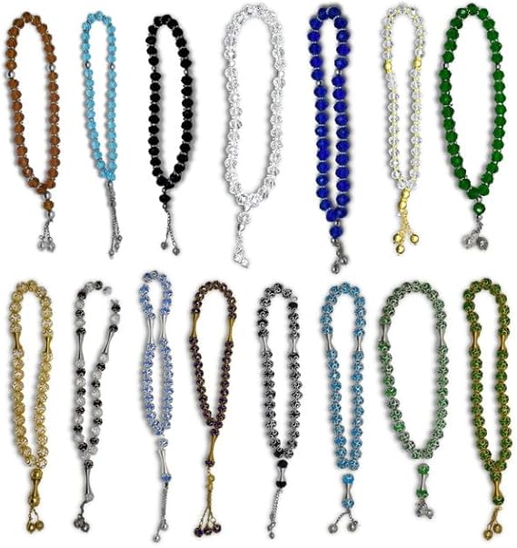 Amazon.com: Lot 10 Crystal Tasbeeh Sebha Tasbih Sibha Subha Rosary ...